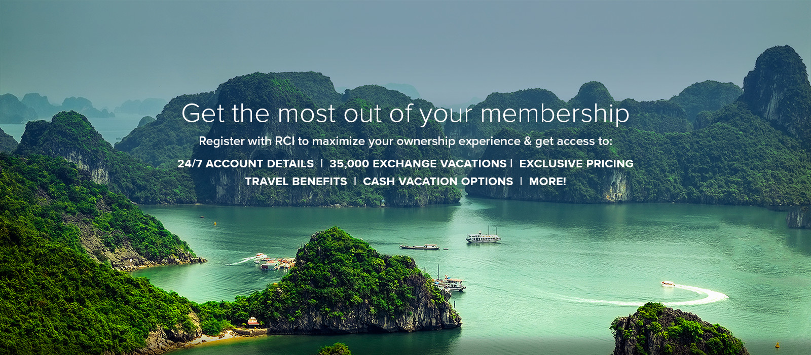 RCI - the largest timeshare vacation exchange network in the world