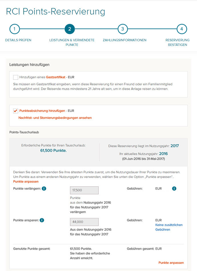 Tausch-Tipps | RCI Hilfe | RCI.com