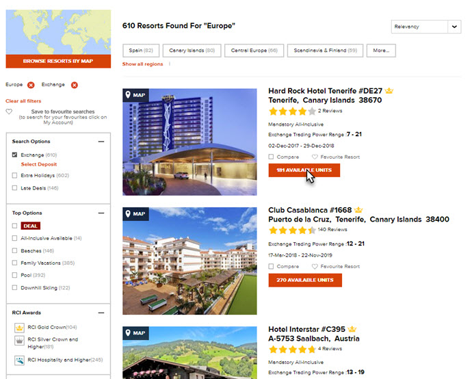 How to search for my holiday | RCI Help | RCI.com
